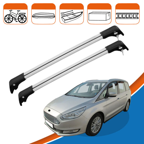 Beschreibung des Paketinhalts: Zwei Dachträger mit Inbusschlüssel, Se