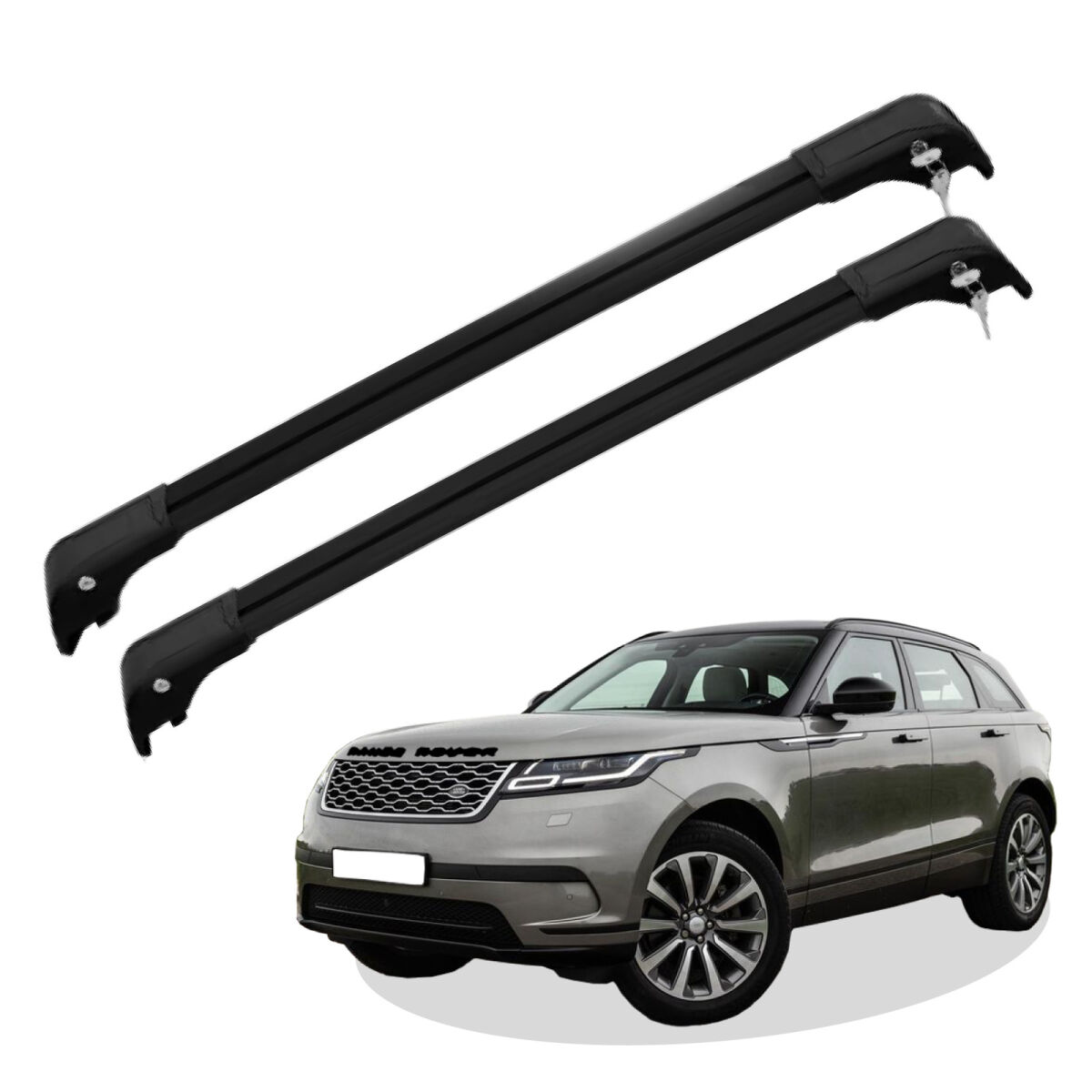 Dachträger für LANDROVER R ROVER VELAR ab Bj. 2017 V2 in schwarz