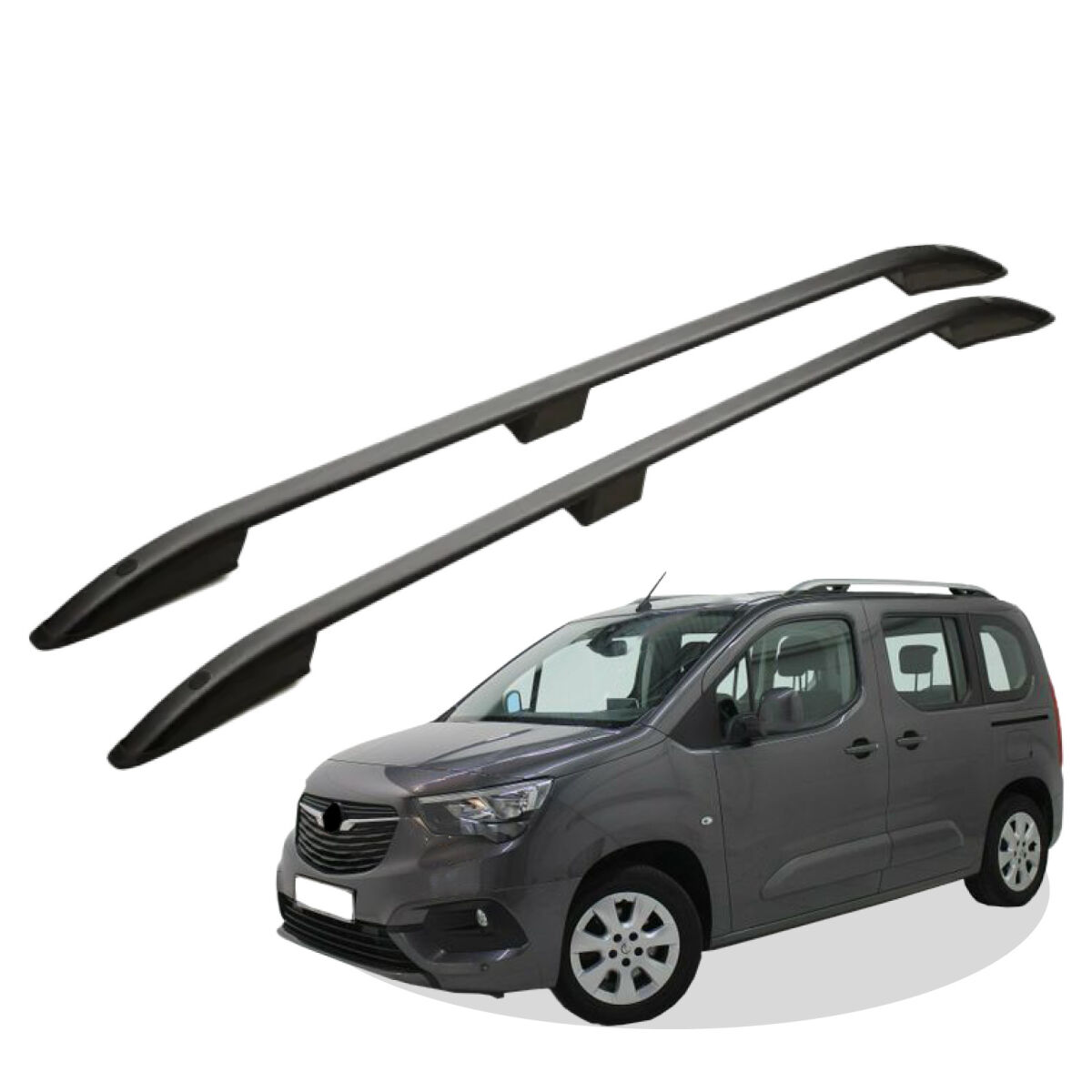 Dachreling Opel Combo E L2 ab Bj. 2018 Schwarz | mit ABE